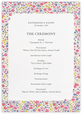 Liberty Fabrics wedding | Send online instantly | Track opens