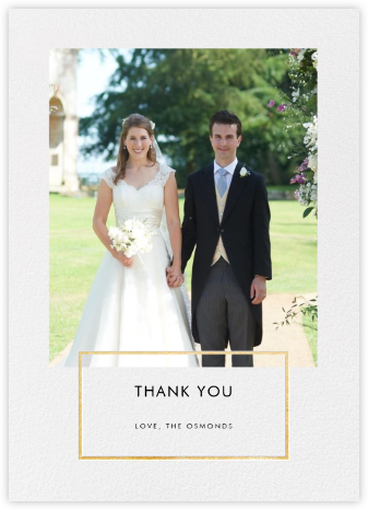 Wedding thank you notes - online and paper - online at Paperless Post