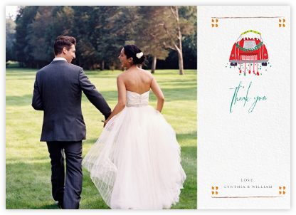 Wedding thank you notes - online and paper - online at Paperless Post