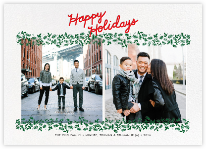 Holiday cards - online at Paperless Post