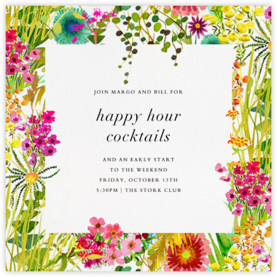 Happy Hour Invitations | Send online instantly | RSVP tracking