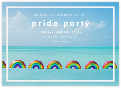 Pride Party Invitations | Send online instantly | RSVP tracking
