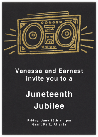 Juneteenth invitations | Send online instantly | RSVP tracking