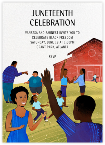 Juneteenth invitations | Send online instantly | RSVP tracking