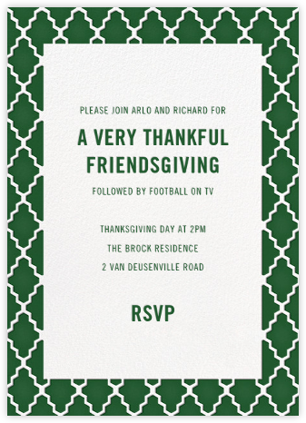 Thanksgiving invitations - online at Paperless Post